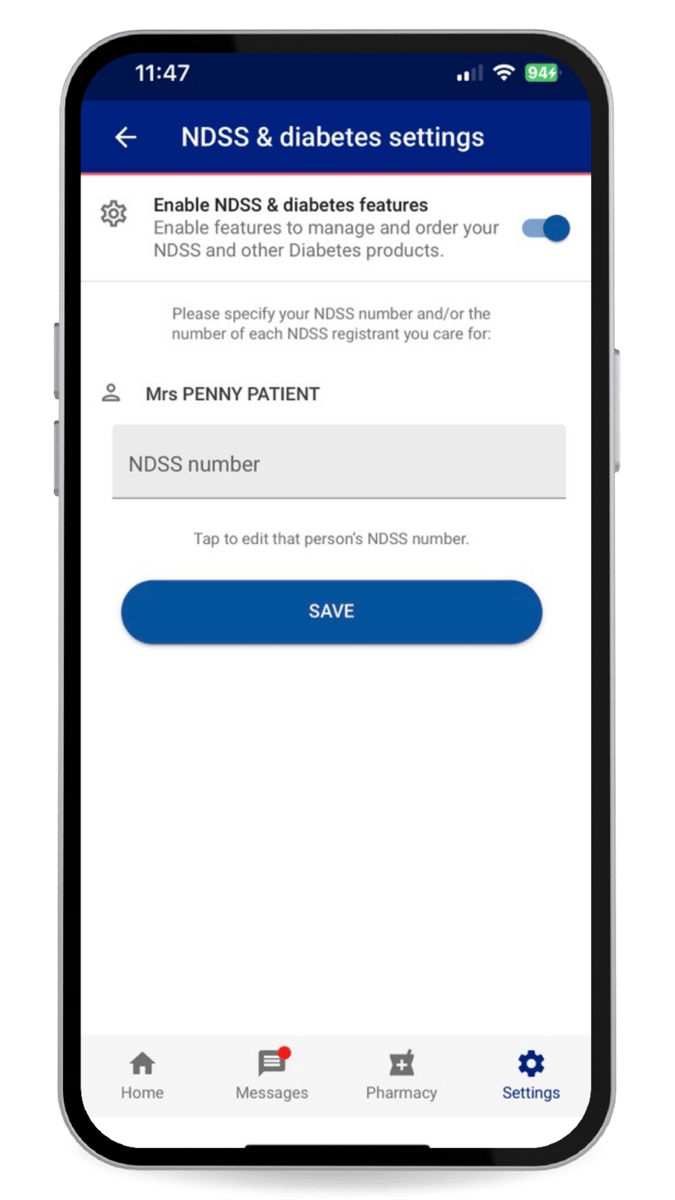 Order your NDSS Supplies | My MedAdvisor